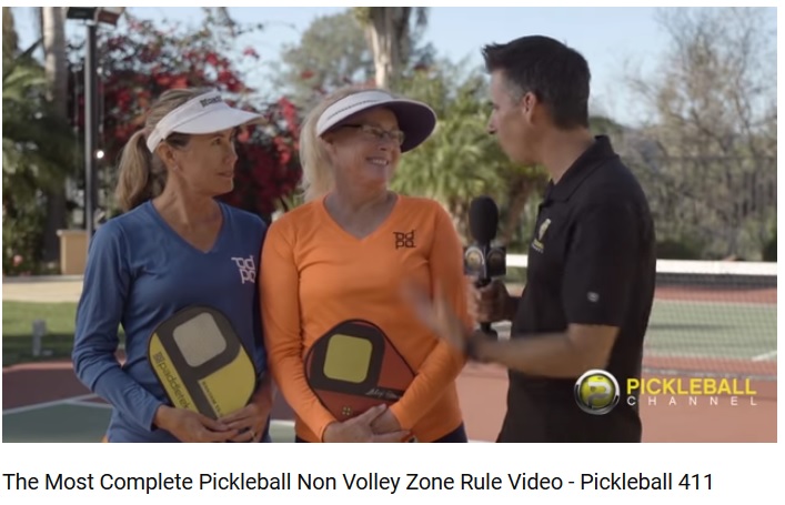 The Non-Volley Zone rules in detail – Crazy Pickleball Lady